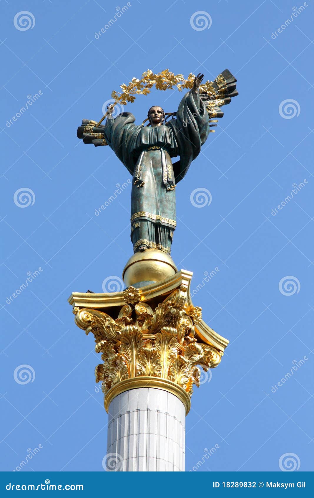 Monument of Independence stock photo. Image of symbol - 18289832