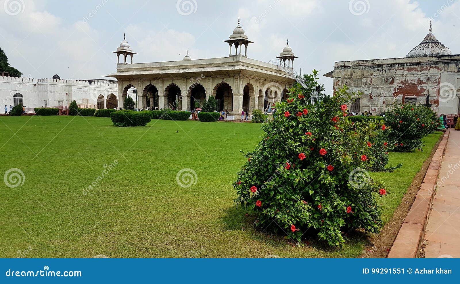 Red fort stock image. Image of monument, fort, india - 99291551