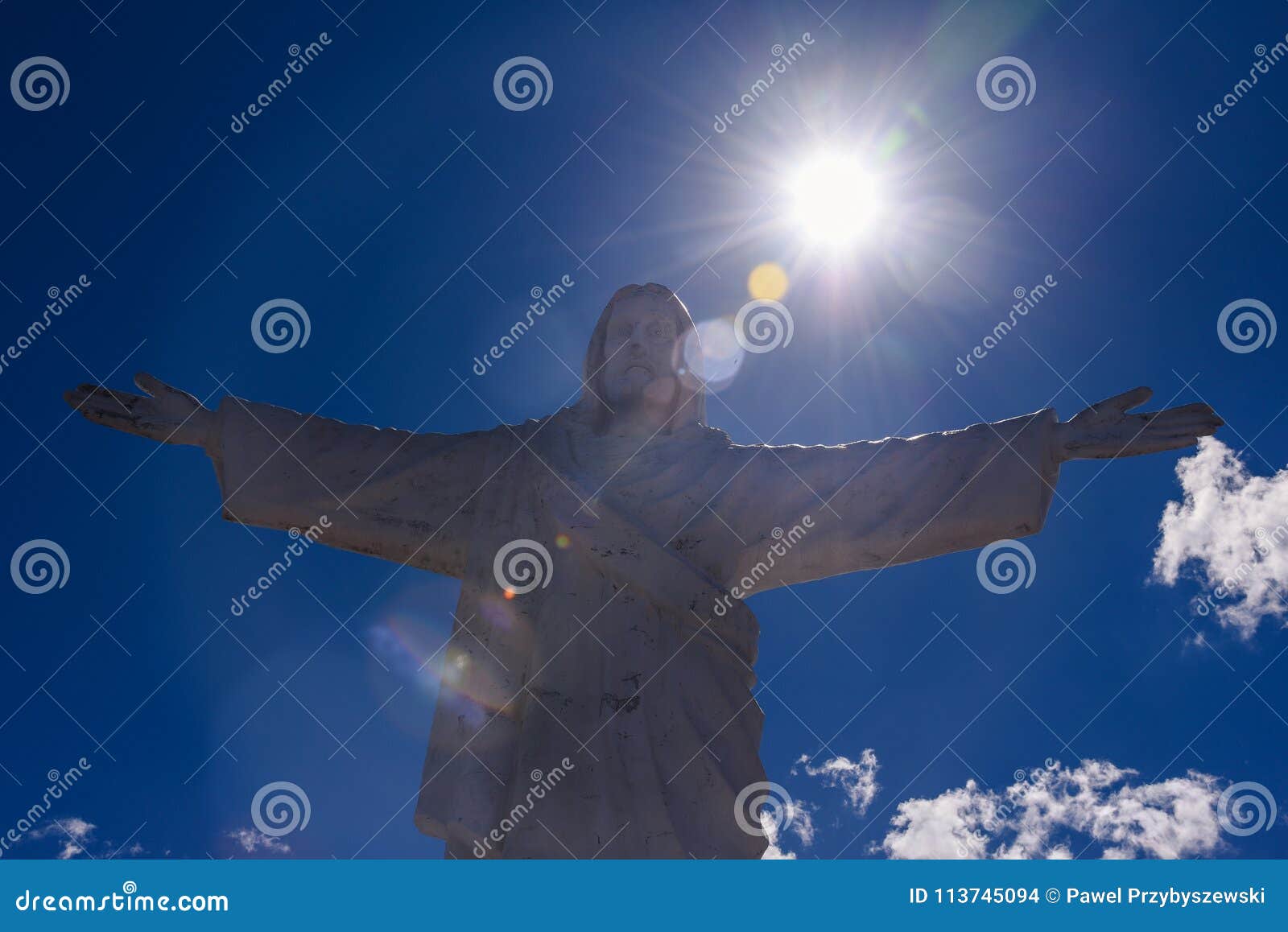 Christ the Redeemer in Cusco Peru Stock Photo - Image of cusco, jesus ...