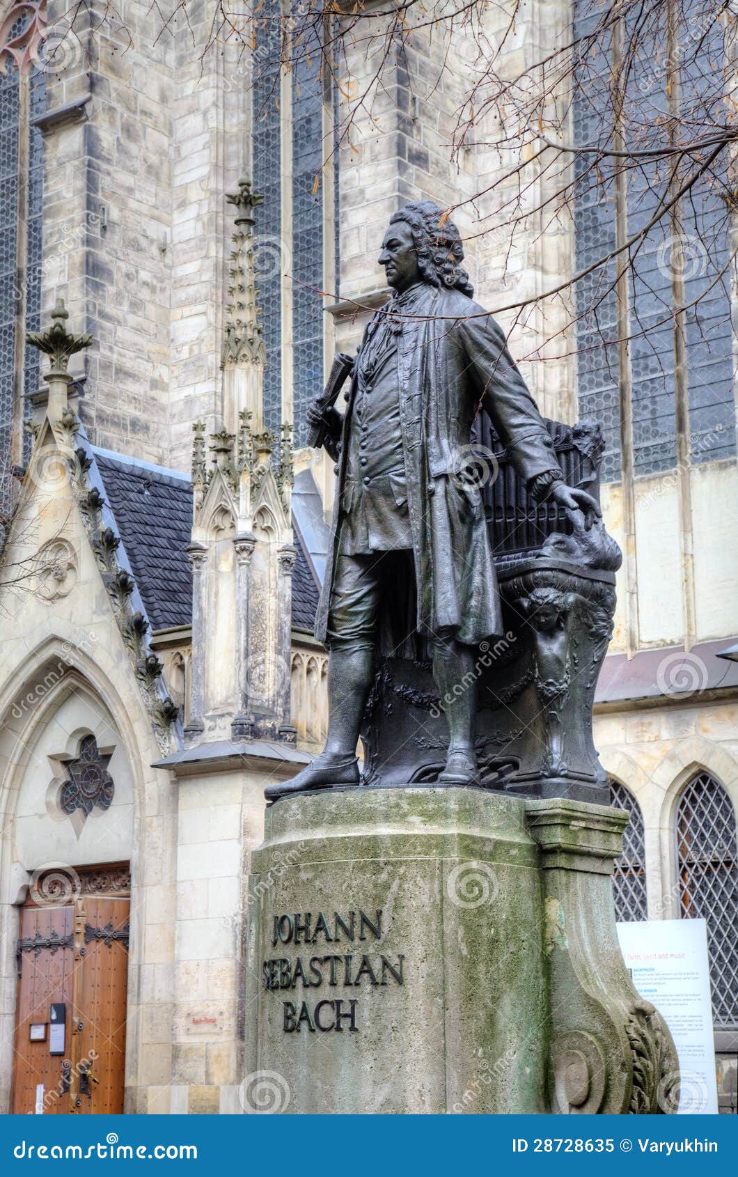 Monument for Johann Sebastian Bach in Front of the Thomas Church ...
