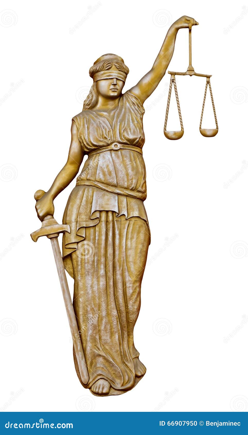 Monument of Justitia stock illustration. Illustration of white - 66907950