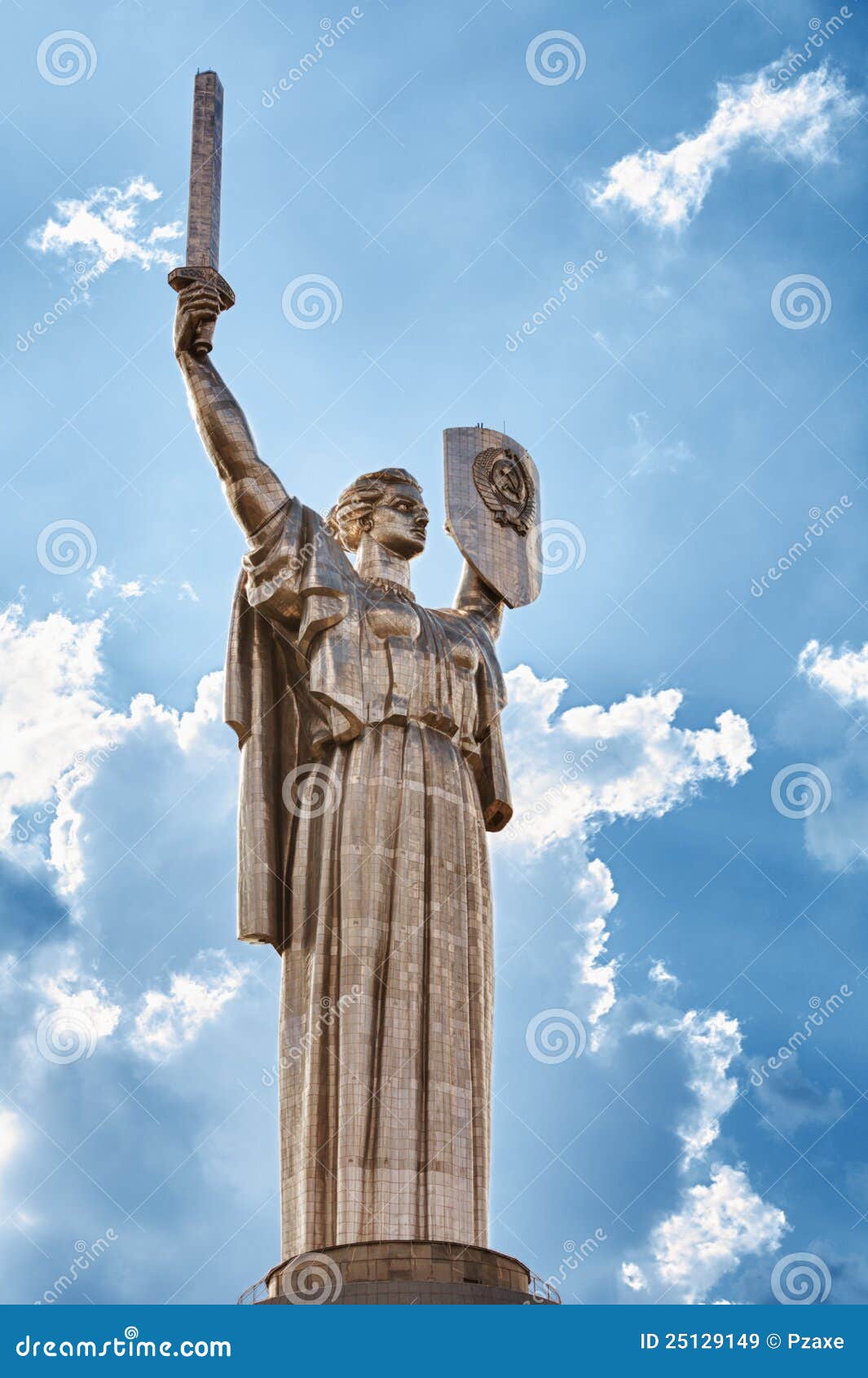 Monument in Kiev - Rodina - Mother Editorial Stock Image - Image of ...