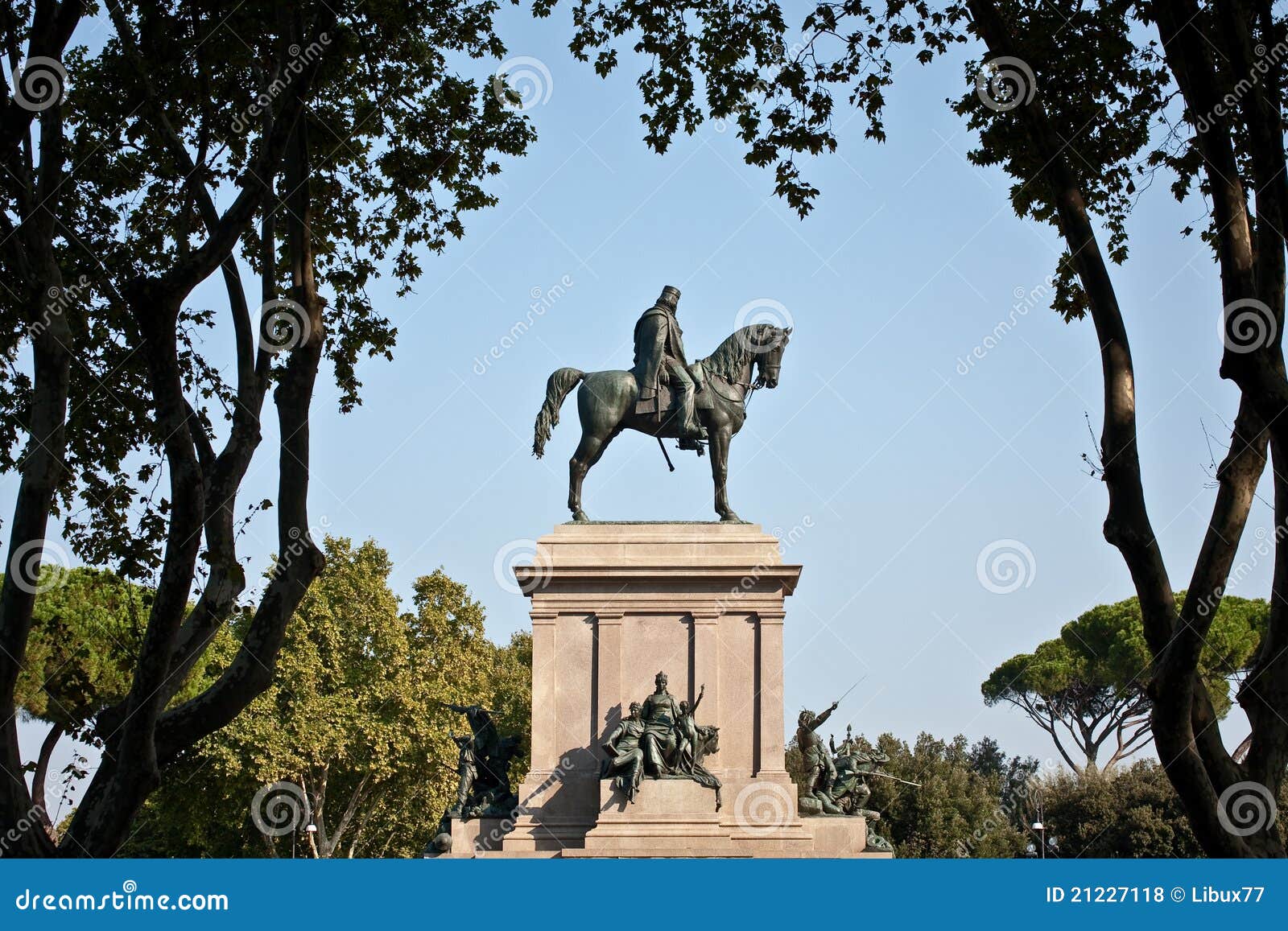 Monument of a leader stock photo. Image of european, roman - 21227118