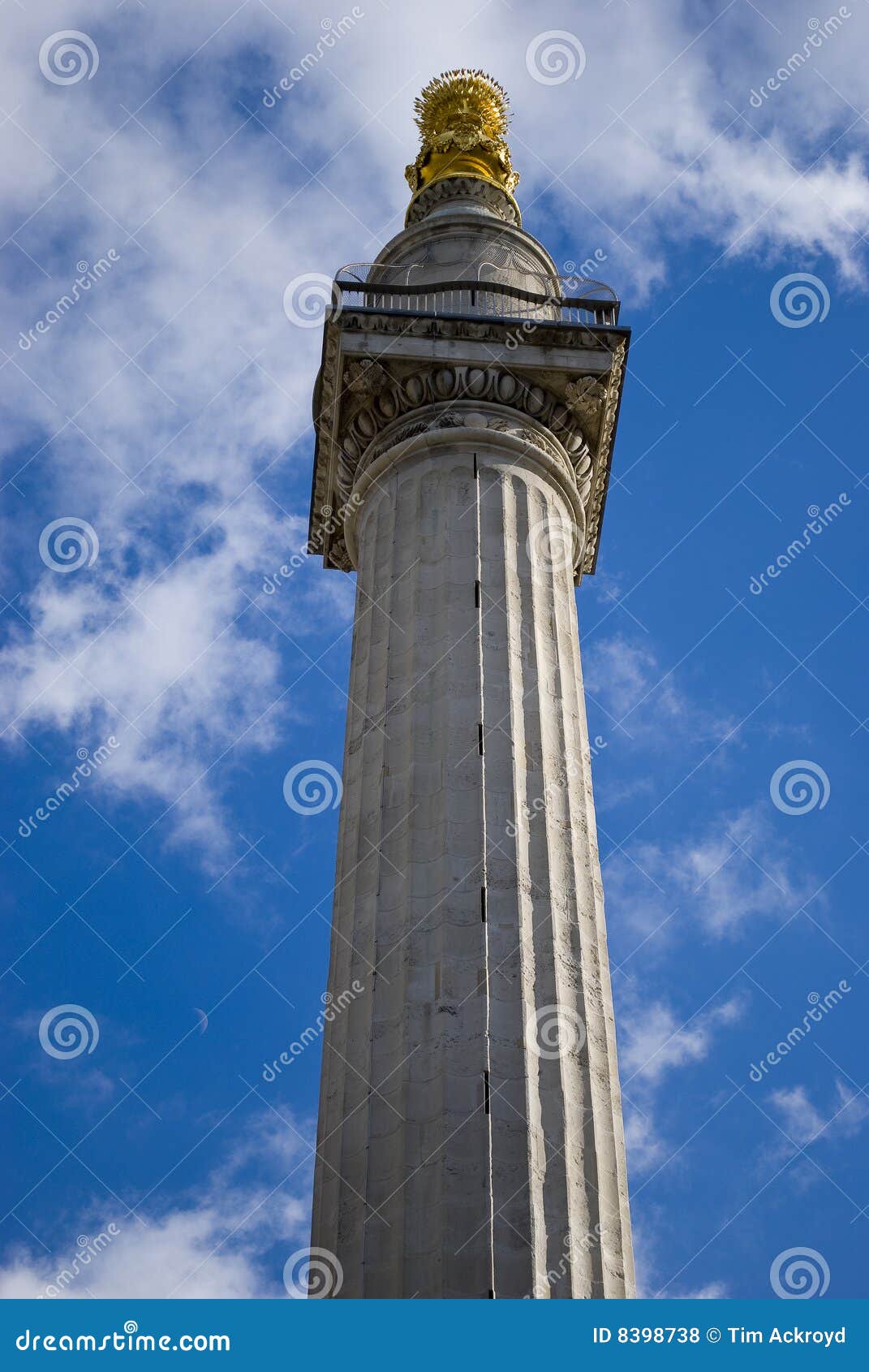 The Monument in London stock photo. Image of london, wren - 8398738