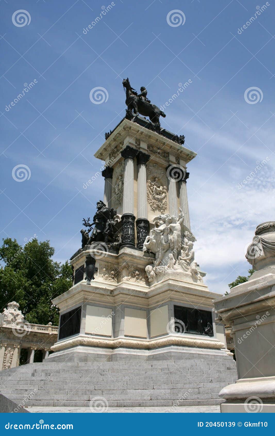 Monument in Madrid stock image. Image of sculpture, history - 20450139