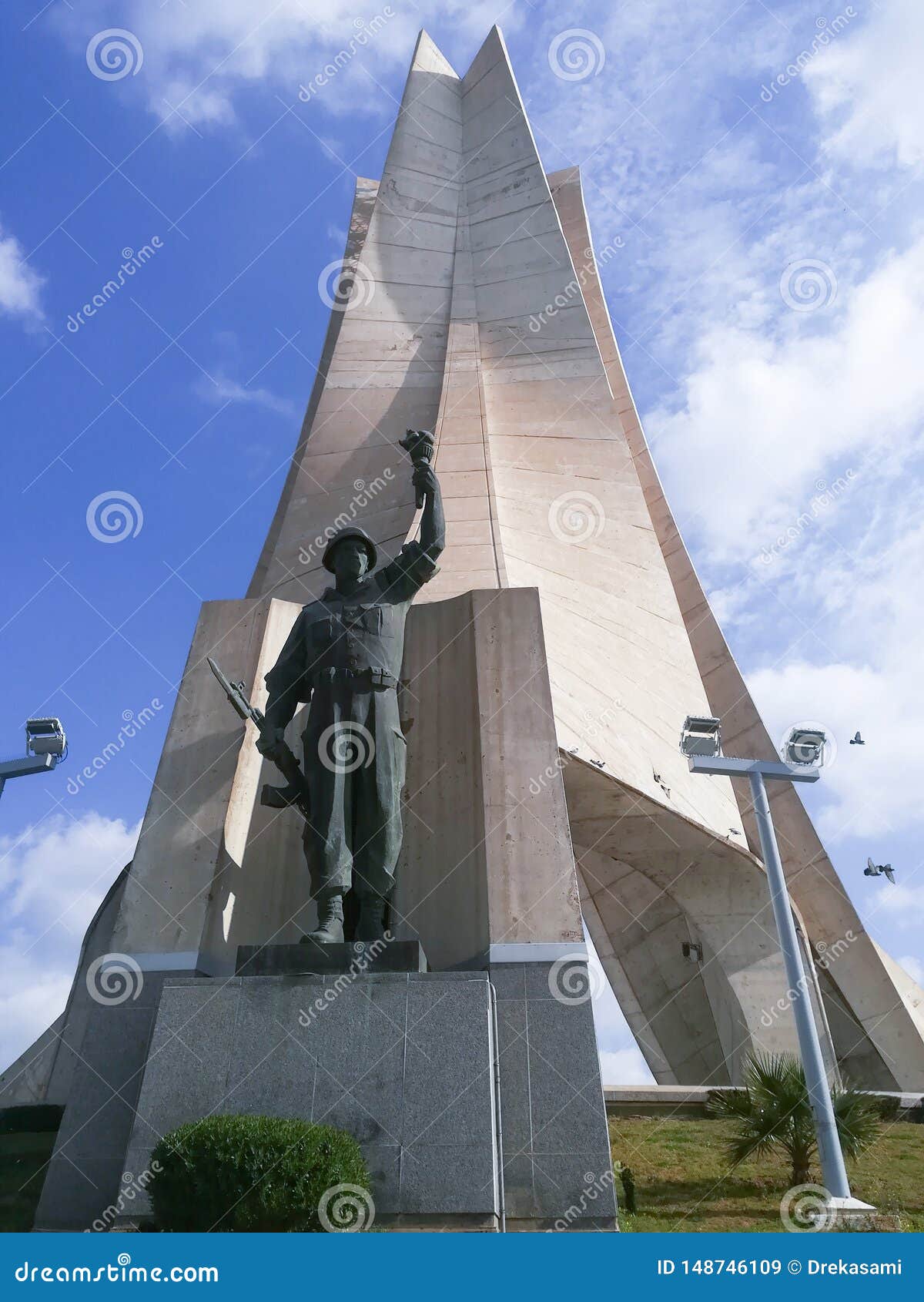 Monument of the martyr stock image. Image of place, history - 148746109