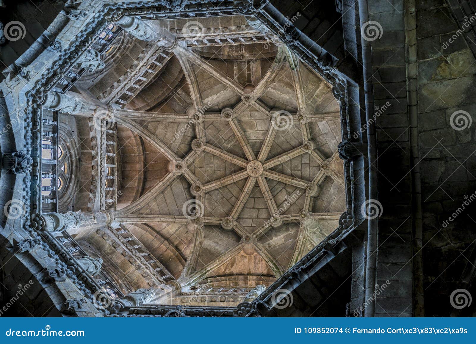 Monument, Medieval Architectural Arches Inside the Cathedral of ...