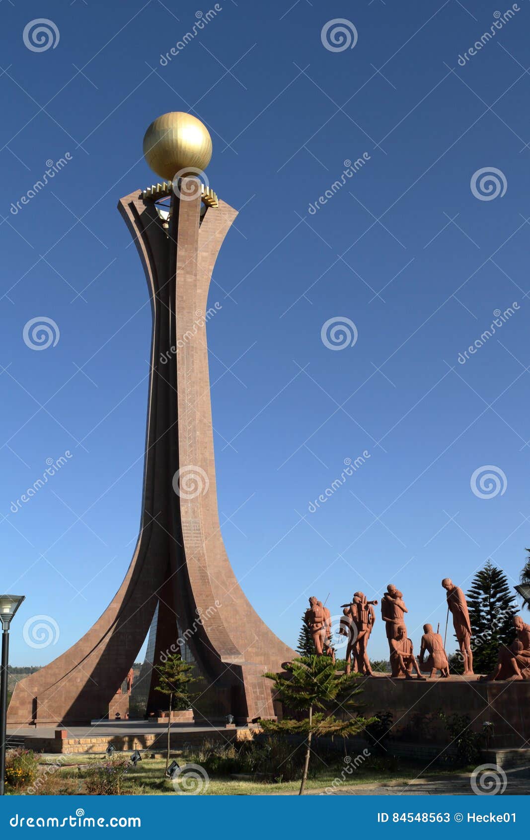 Monument of Mekele in Ethiopia Stock Image - Image of statue, tigray ...