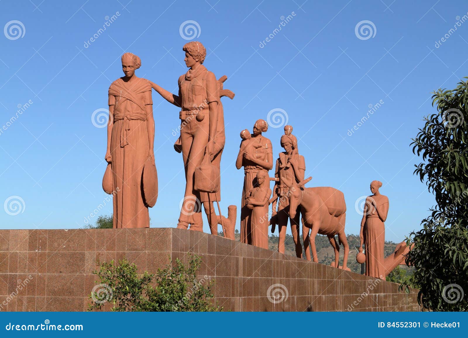 Monument of Mekele in Ethiopia Stock Image - Image of memorial ...