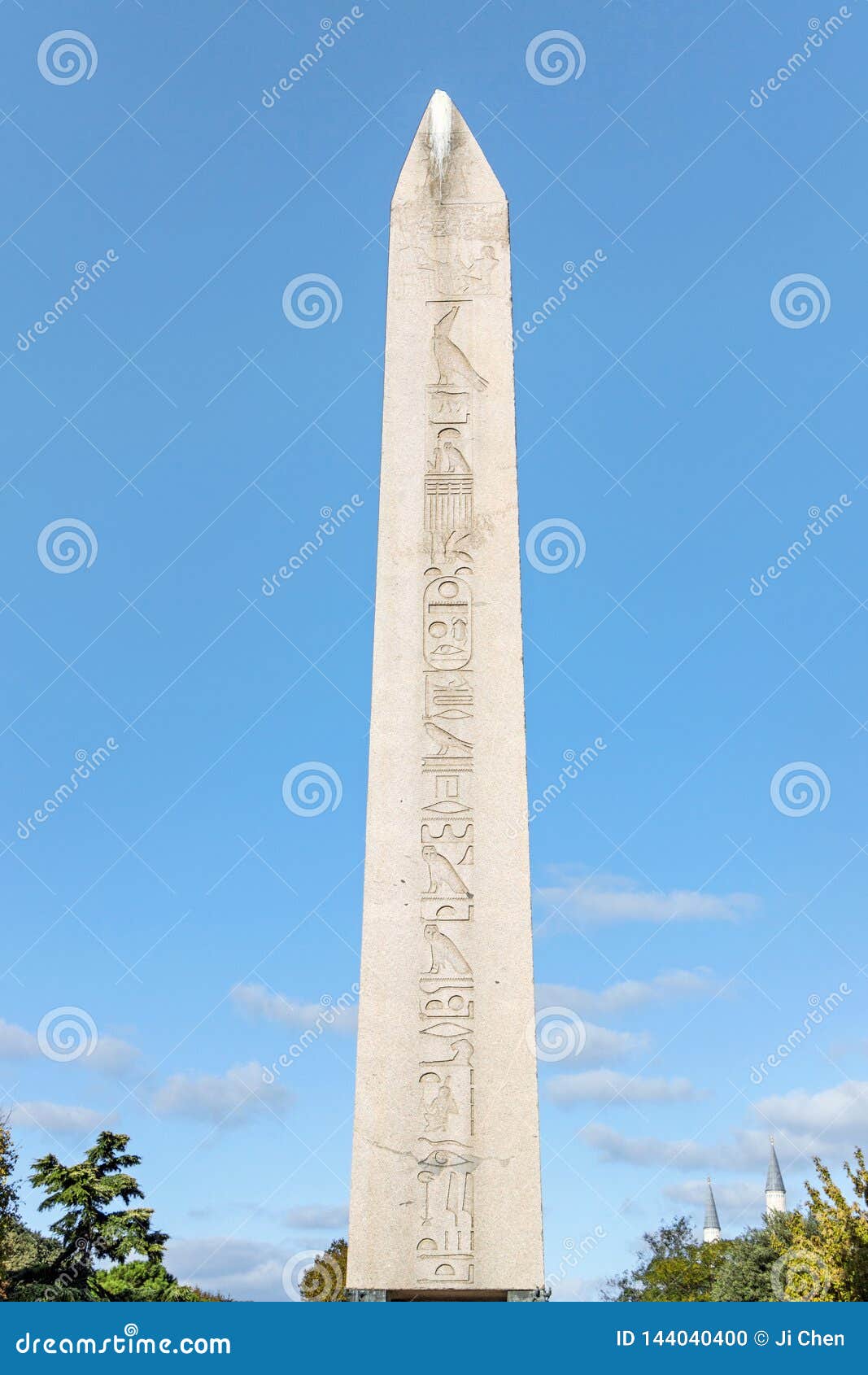 Monument of Obelisk of Theodosius in Istanbul Editorial Image - Image ...