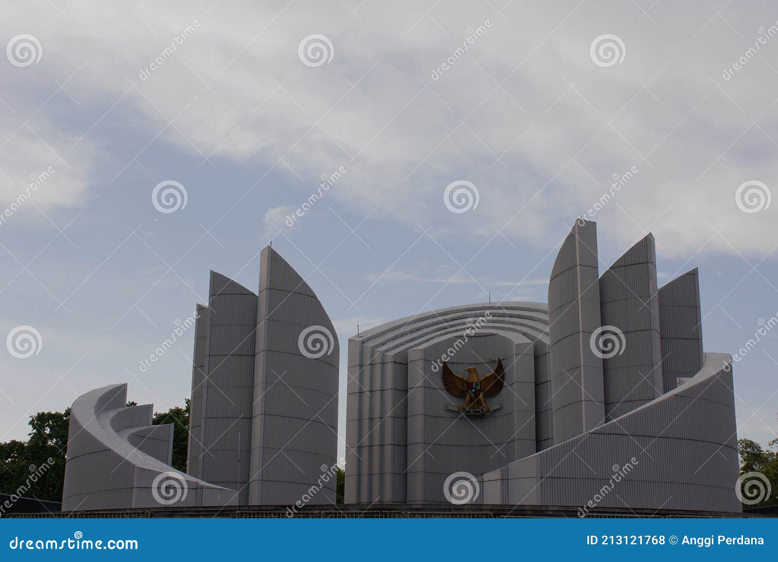 Monument Pancasila Bandung West Java Editorial Stock Photo - Image of ...