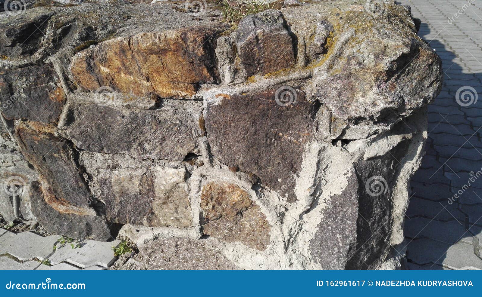 Monument Pedestal Masonry Structural Image Stock Image - Image of ...