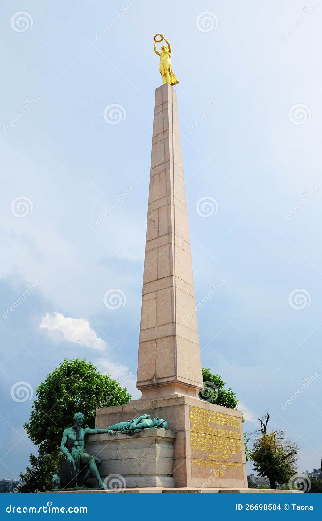 The Monument of Remembrance Stock Photo - Image of clean, woman: 26698504