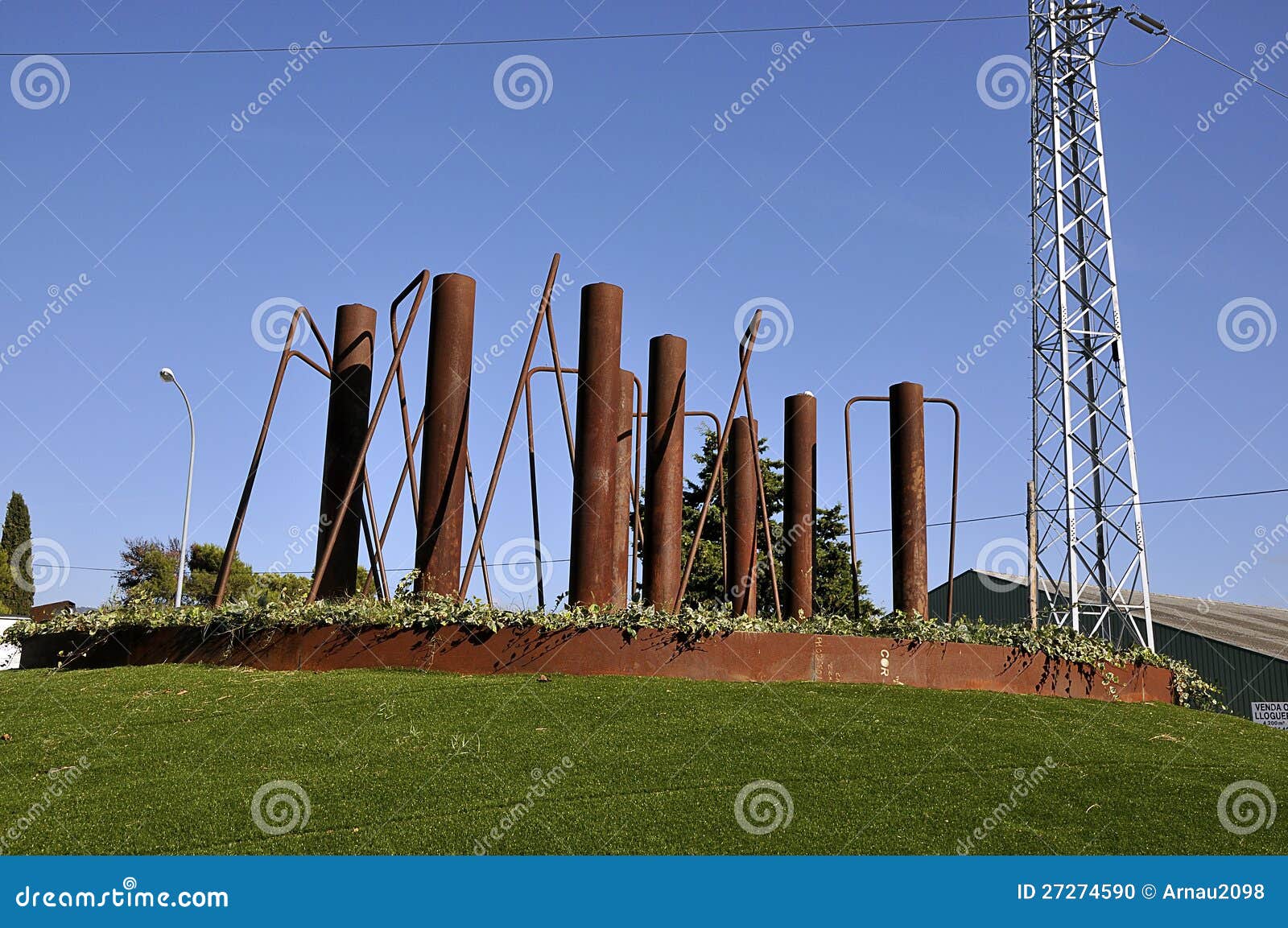 Monument at roundabout stock photo. Image of cityscape - 27274590