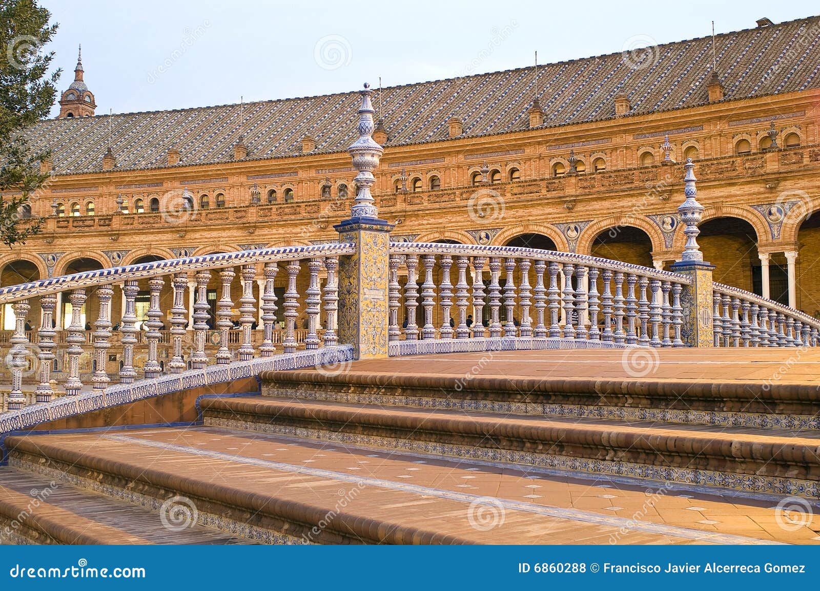 Monument in Seville stock photo. Image of beautiful, history - 6860288