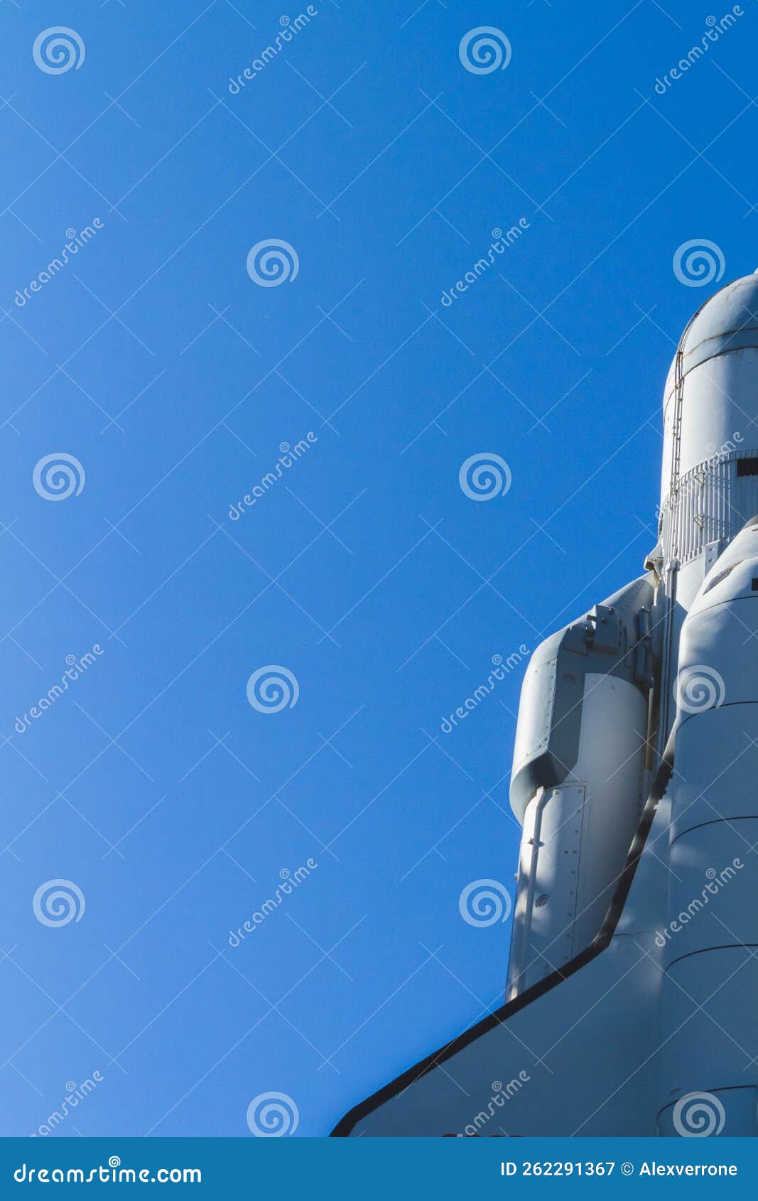 Monument Shuttle. Spaceship for Space Travel. Rocket in Form of ...