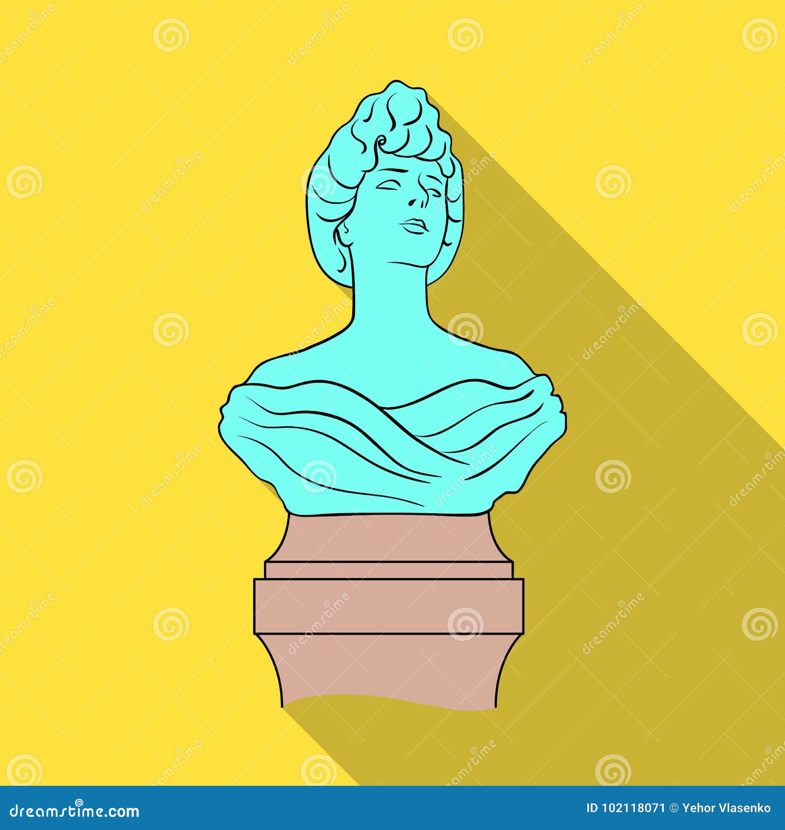 Monument, Single Icon in Flat Style.Monument Vector Symbol Stock ...
