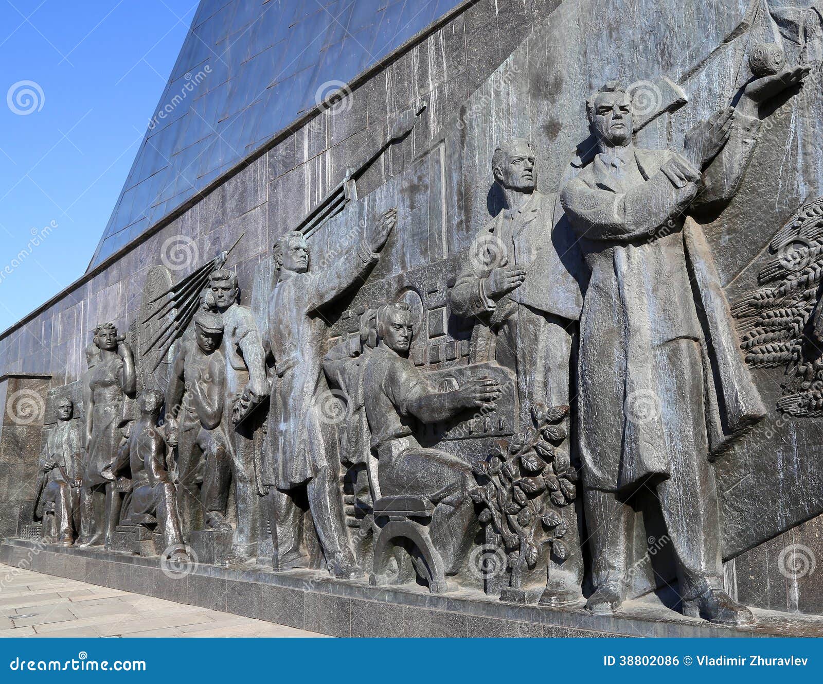 Monument of Sovjet Space Flight, Moscow, Russia Stock Photo - Image of ...