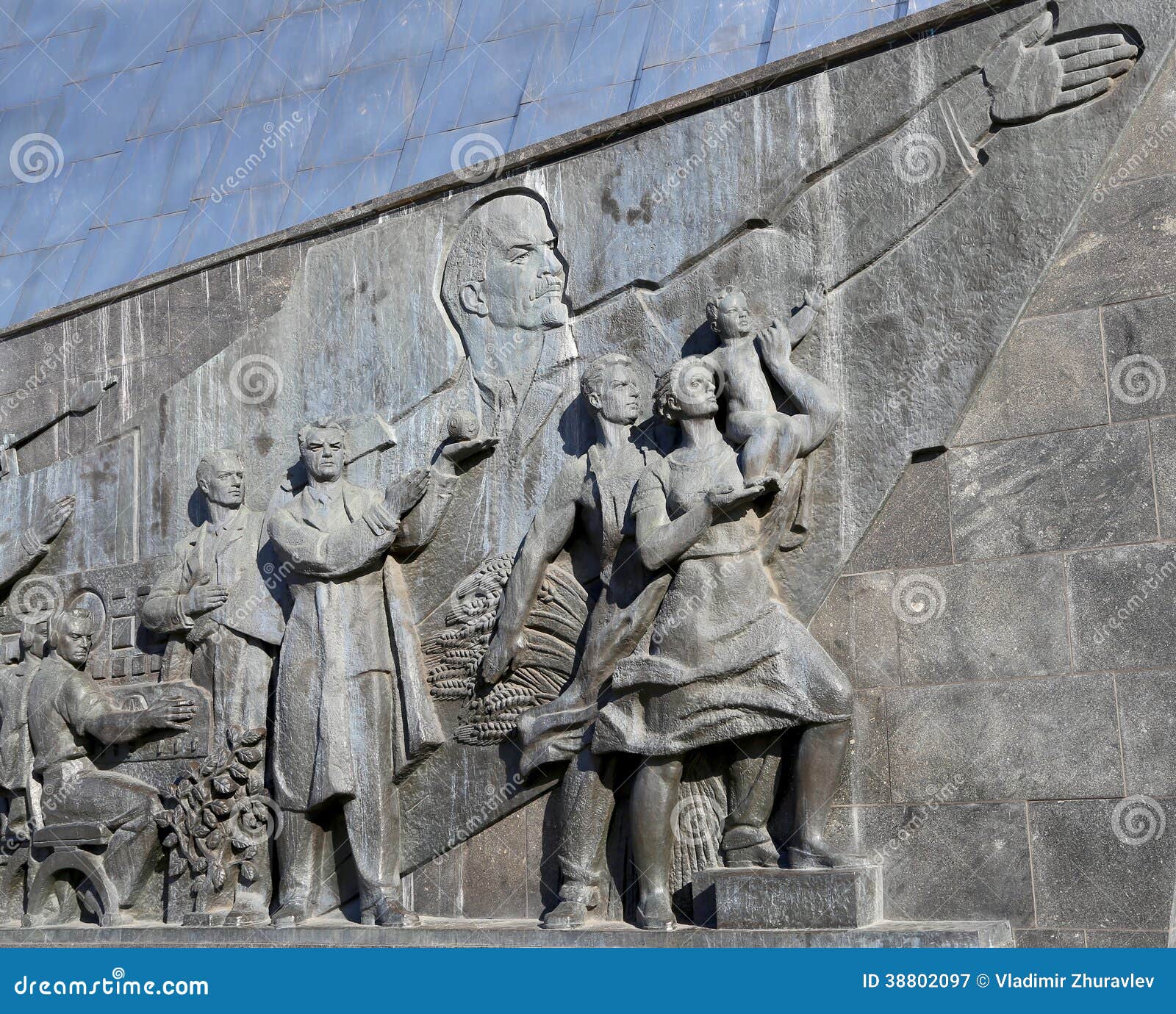 Monument of Sovjet Space Flight, Moscow, Russia Stock Image - Image of ...