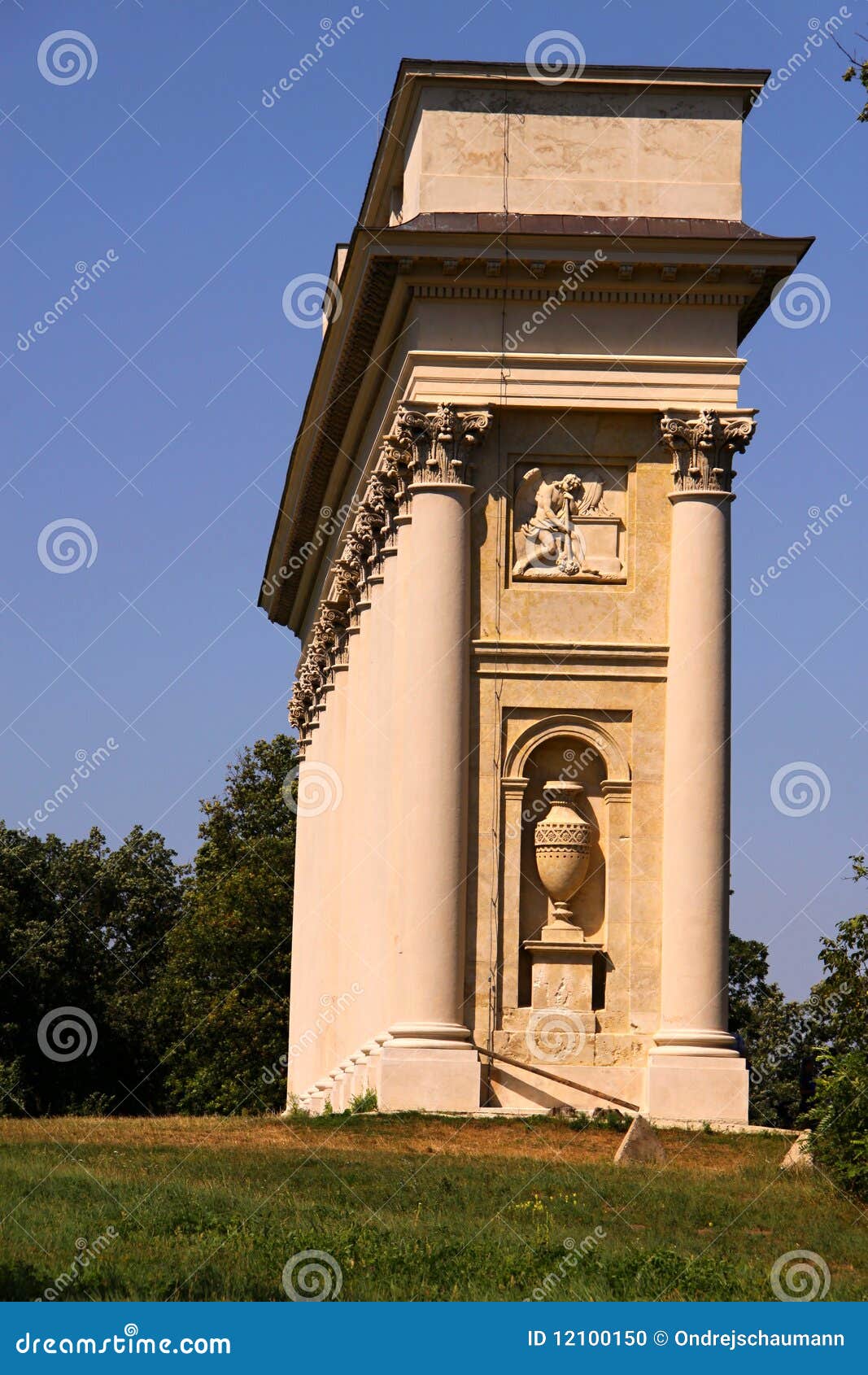 Monument in the sun stock photo. Image of building, monument - 12100150