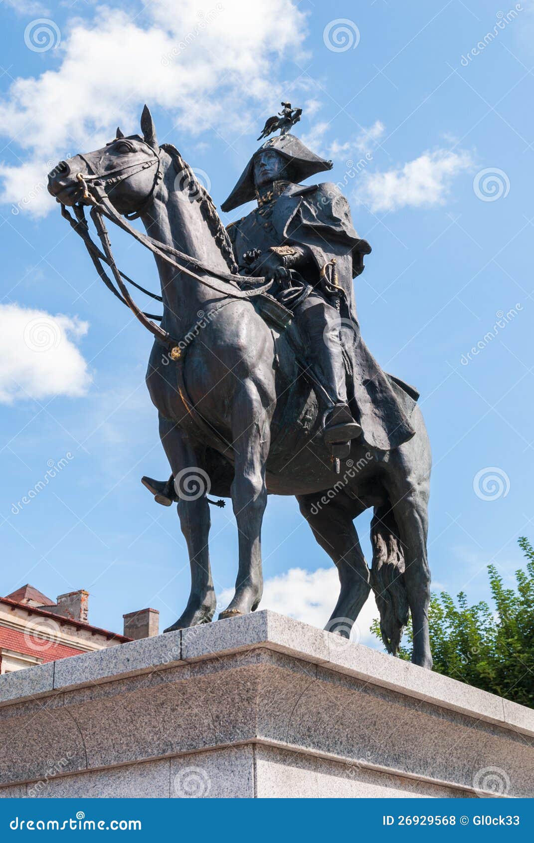 Monument To Barclay De Tolly Stock Photo - Image of russia, prince ...