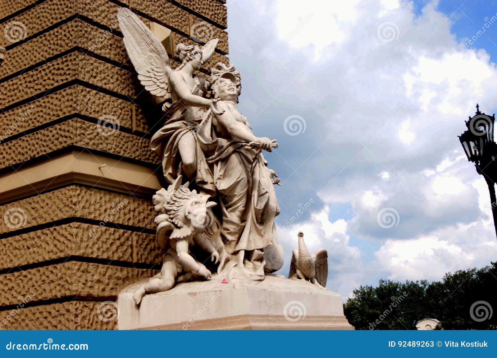 Monument to the children stock image. Image of holy, face - 92489263
