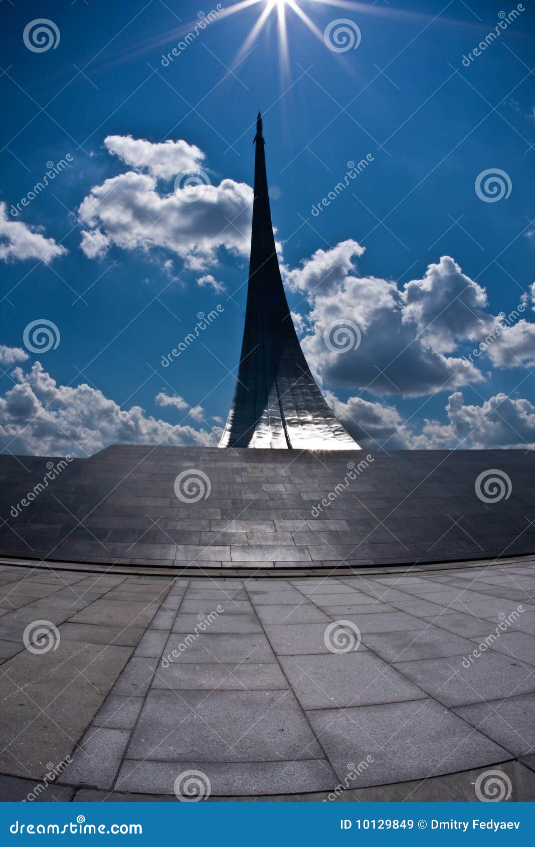 Monument To the Conquerors of Space Stock Image - Image of sunshine ...
