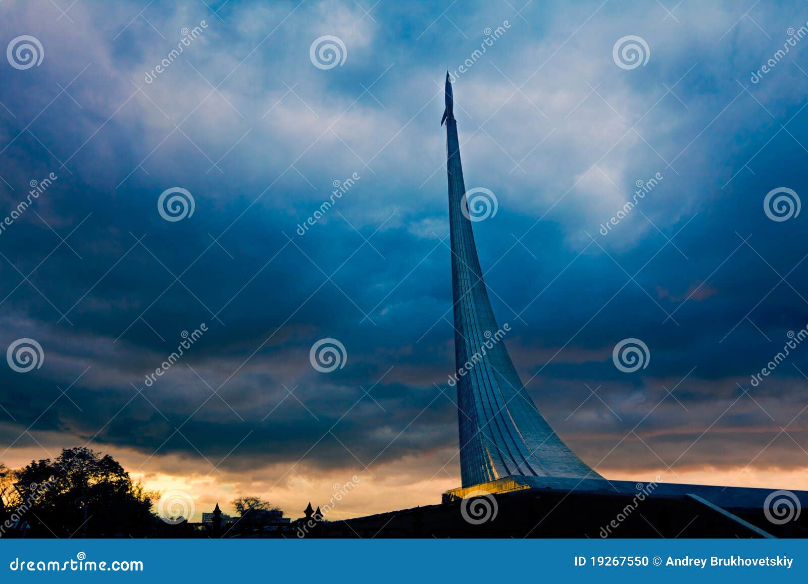 The Monument To the Conquerors of Space Editorial Image - Image of ...