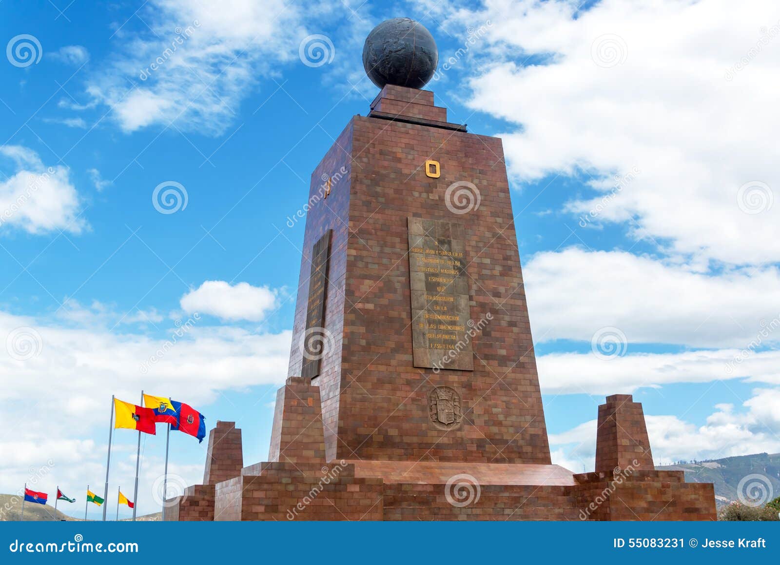 Monument to the Equator stock image. Image of ecuadorian - 55083231