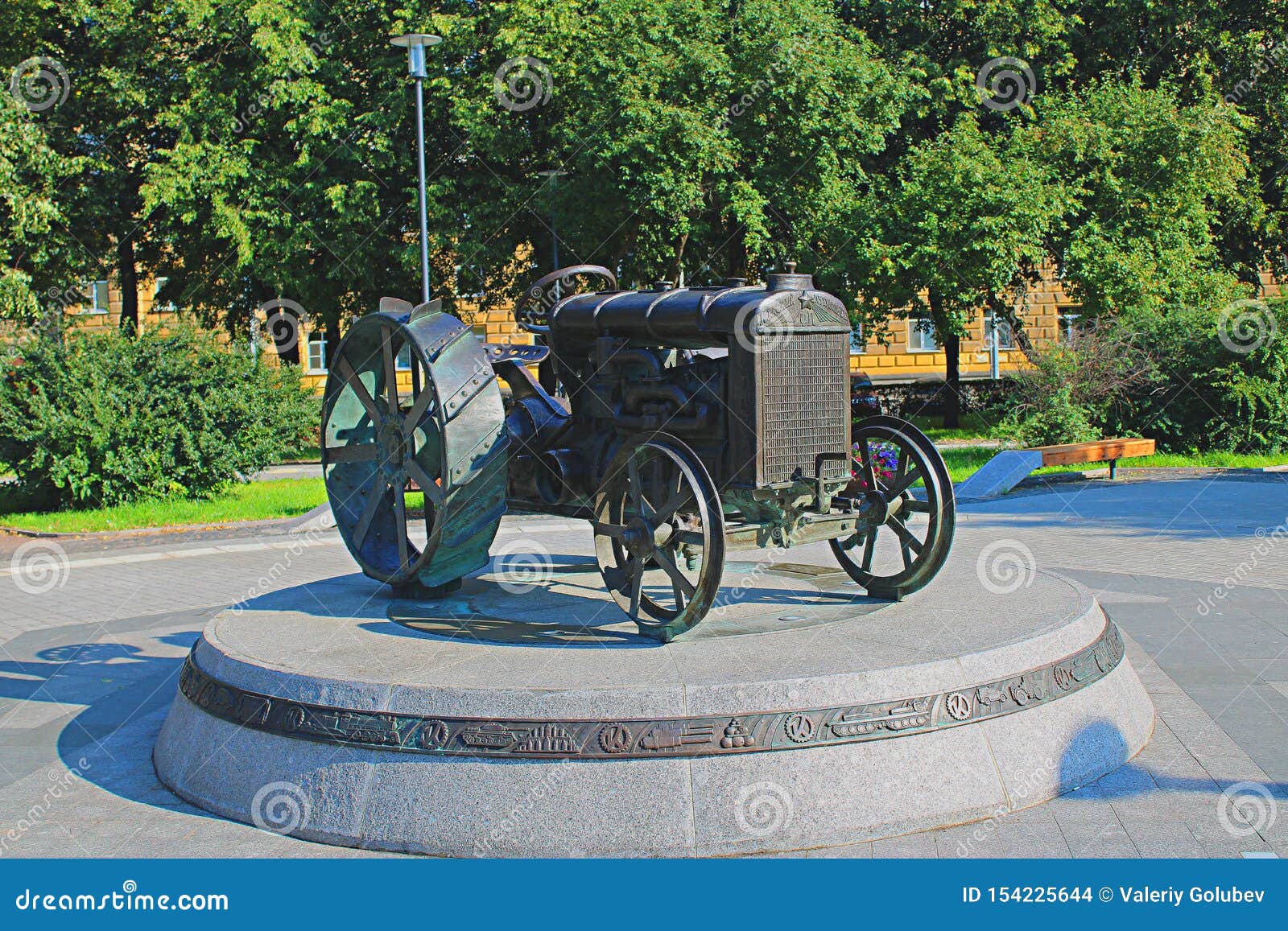 Monument To the First Tractor Produced in the Soviet Union Editorial ...