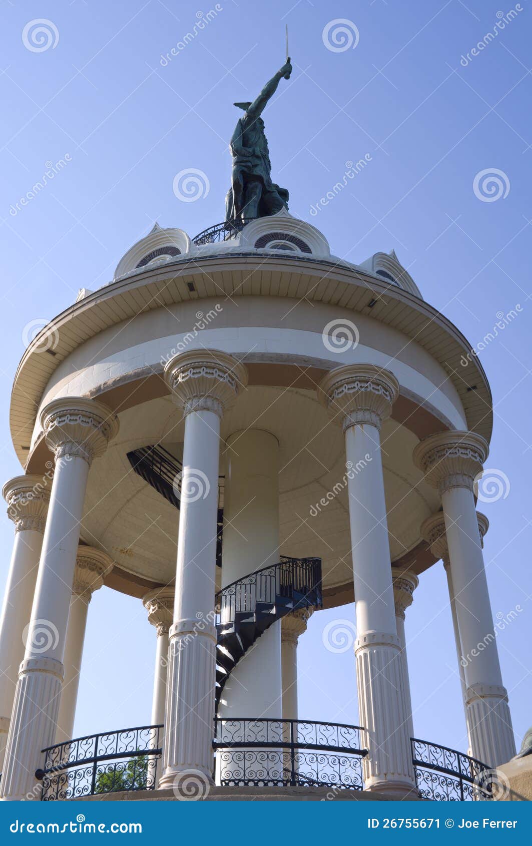 Monument To Hermann the German in New Ulm Stock Image - Image of cupola ...
