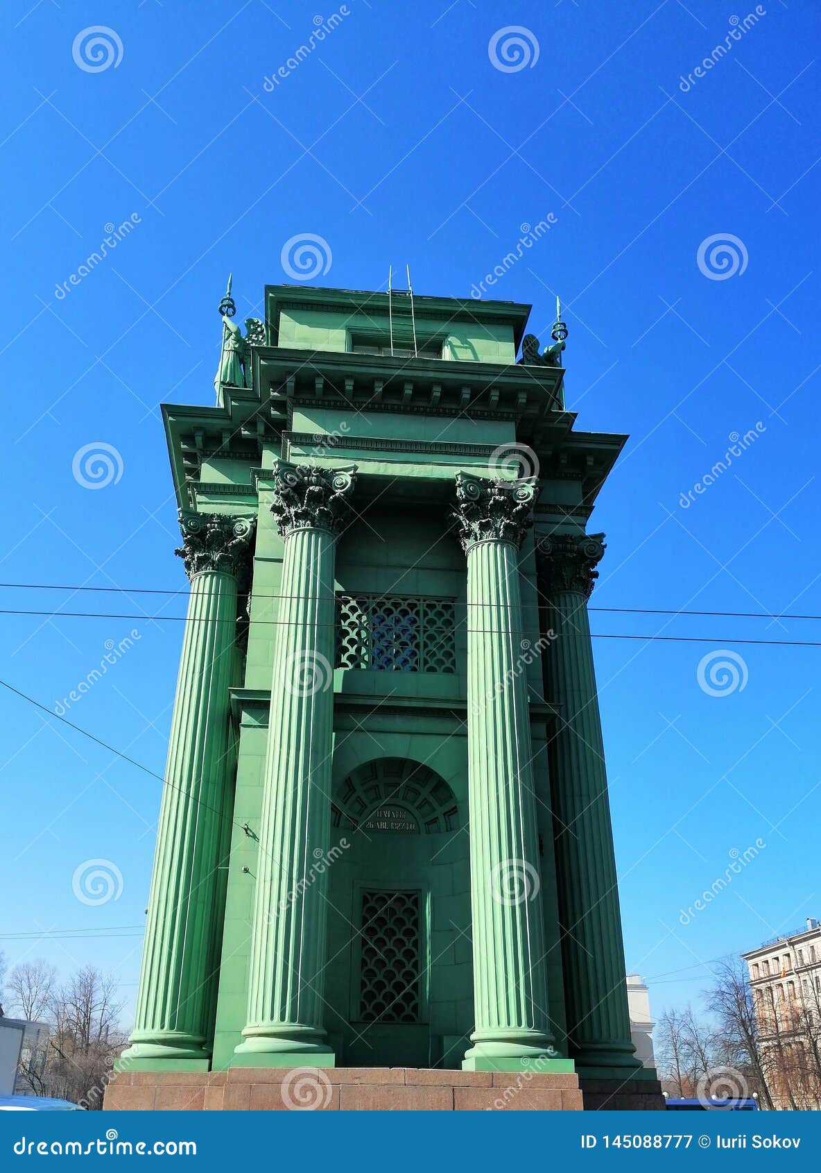 Monument to Narva gate stock image. Image of city, landmark - 145088777