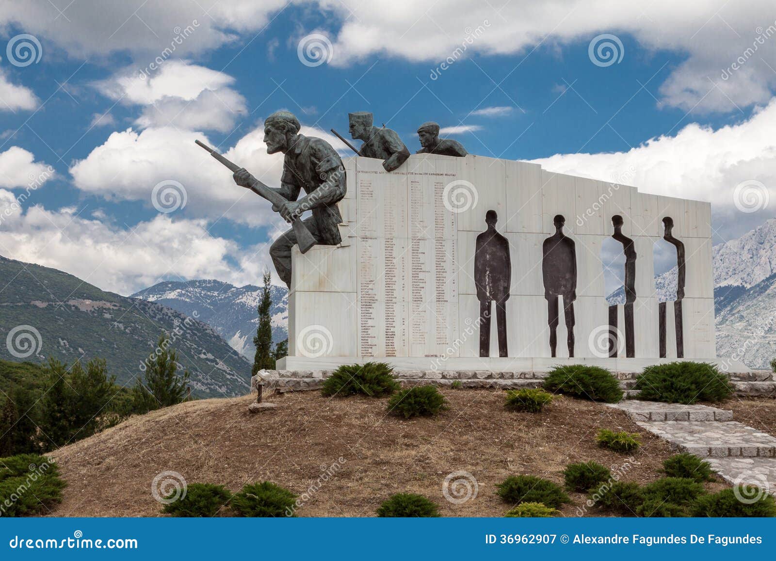 Monument To the Resistance Greece Editorial Photography - Image of ...