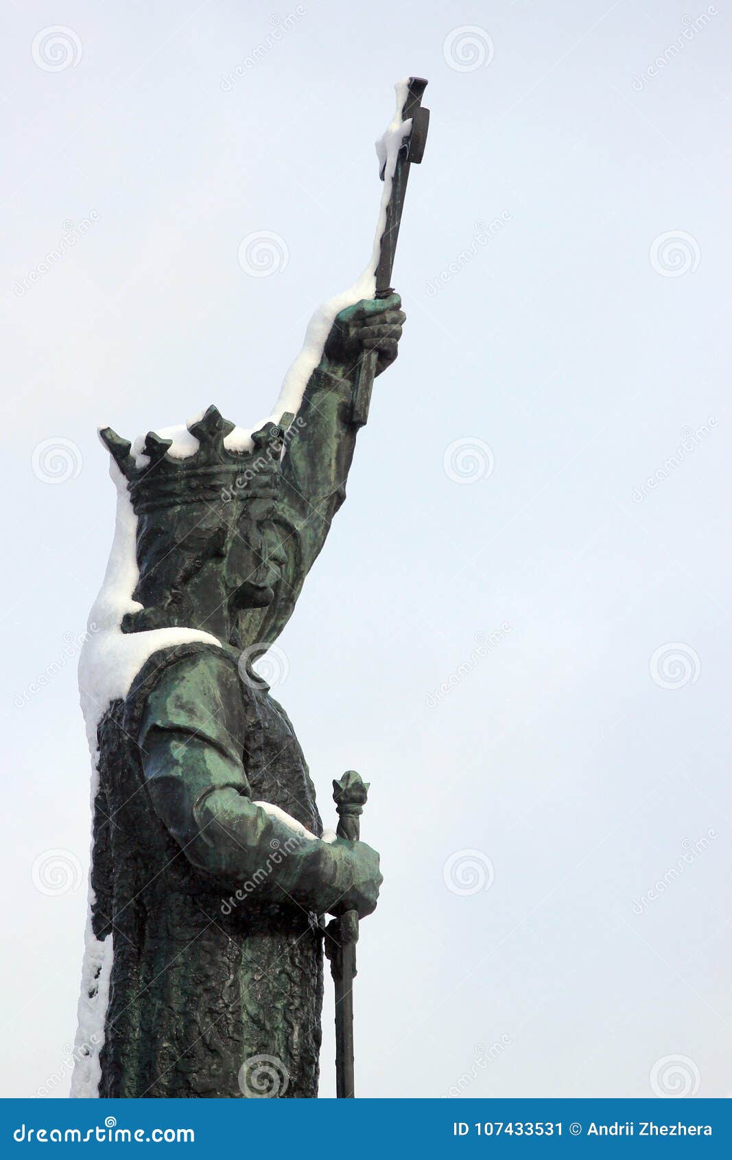 Monument To Stefan Cel Mare in Chisinau, Moldova Stock Image - Image of famous, moldova: 107433531