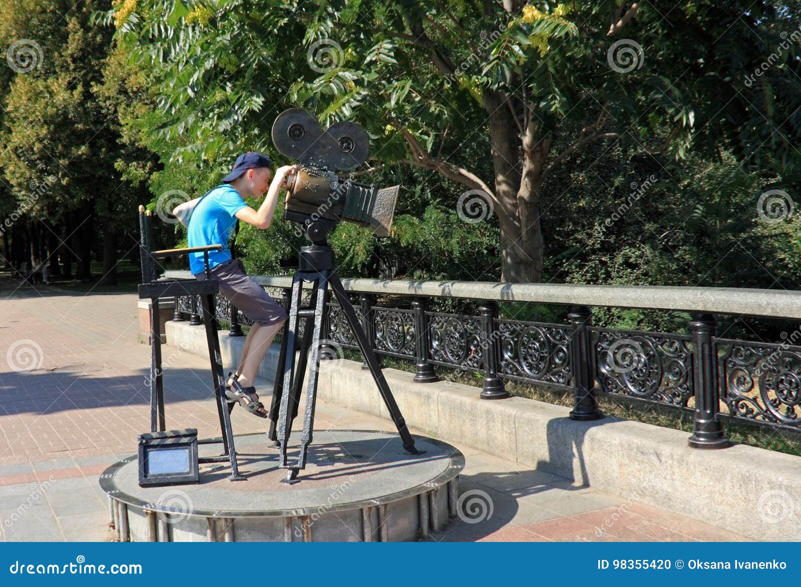 A Monument To a Television Camera in Kiev Stock Photo - Image of ...