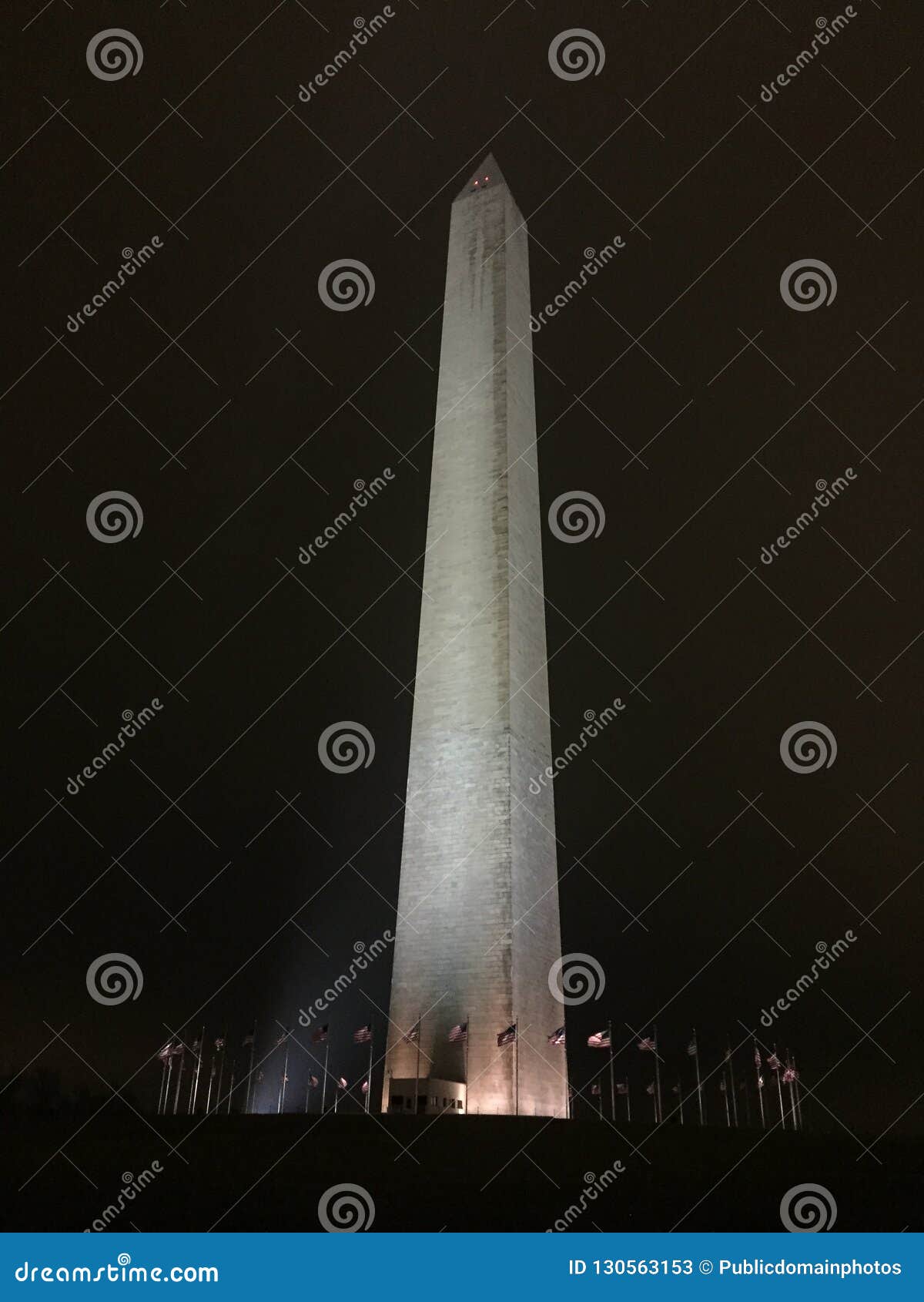 Monument, Tower, National Historic Landmark, Night Picture. Image ...