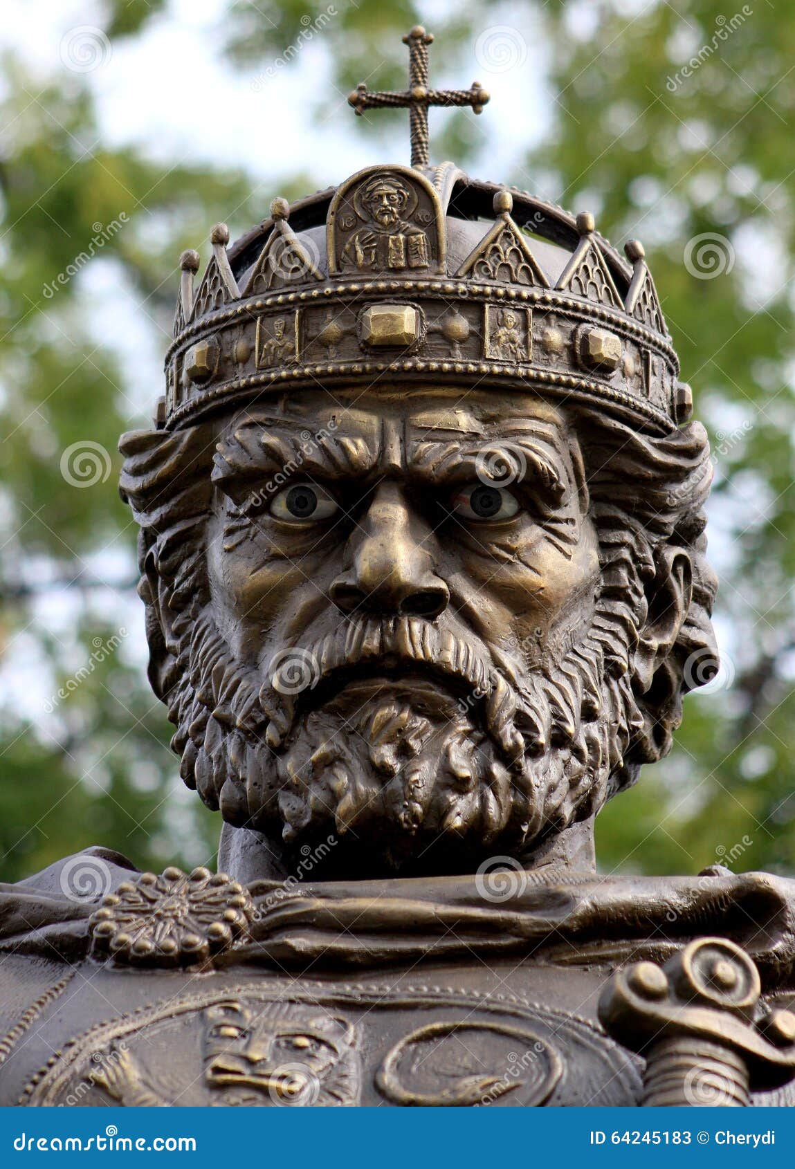 The Monument of Tsar Samuil Editorial Stock Photo - Image of bulgarian ...