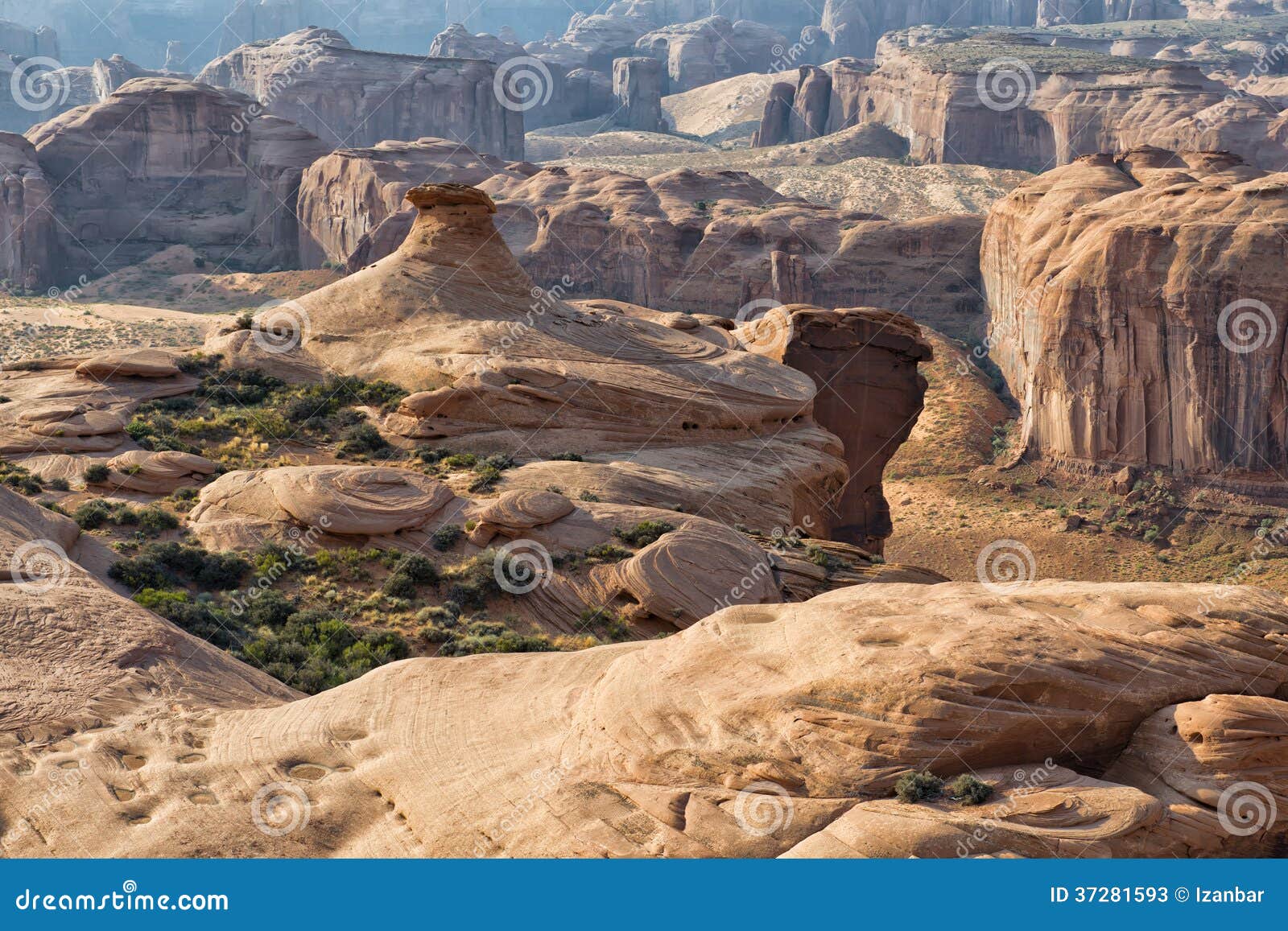 Monument Valley Aerial Sky View Stock Image - Image of natural ...