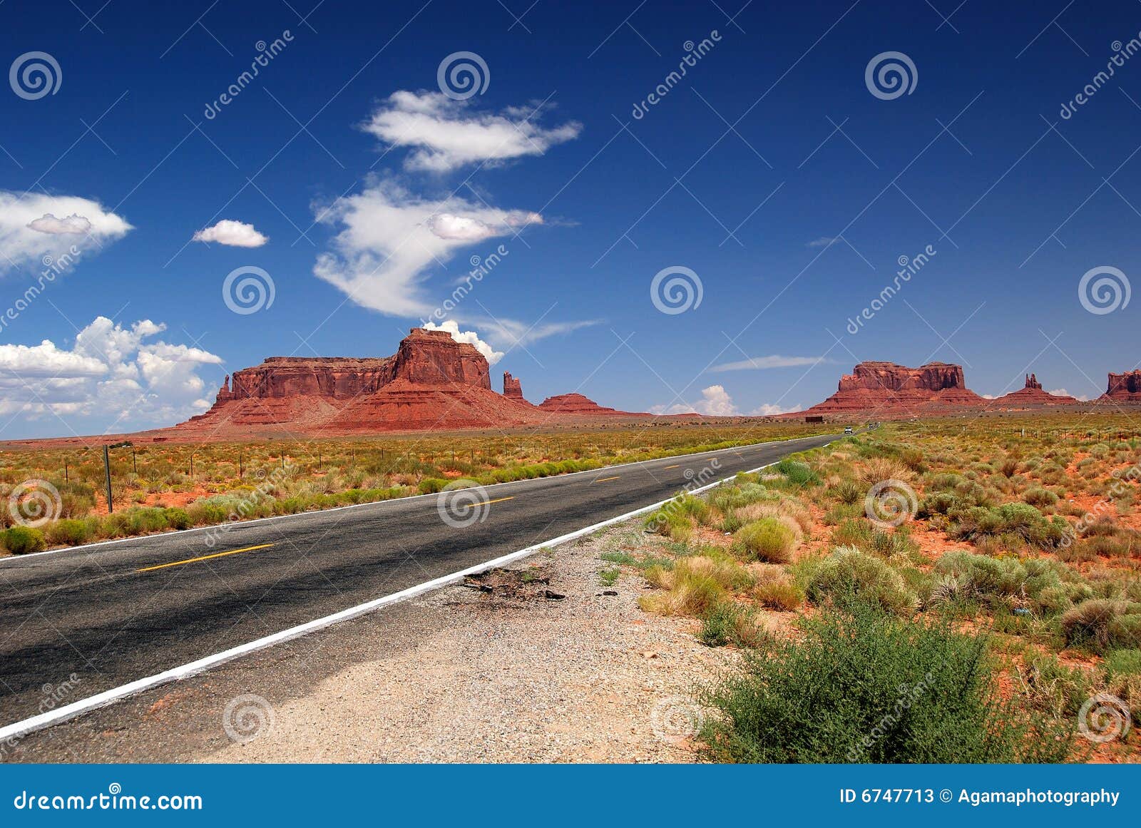 Monument Valley Highway stock image. Image of dirt, asphalt - 6747713