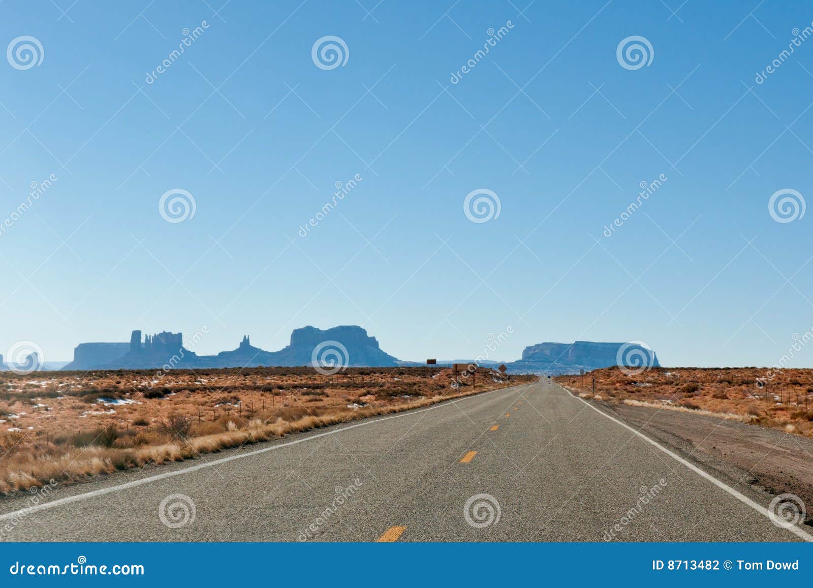 Monument Valley highway stock photo. Image of landscape - 8713482