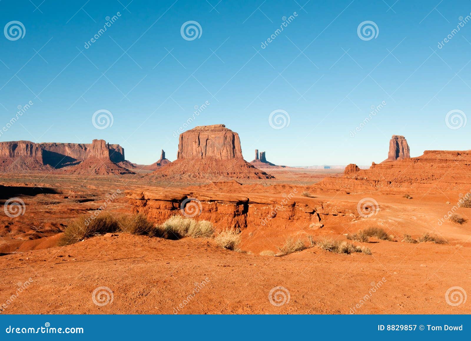 Monument Valley landscape stock image. Image of desolate - 8829857