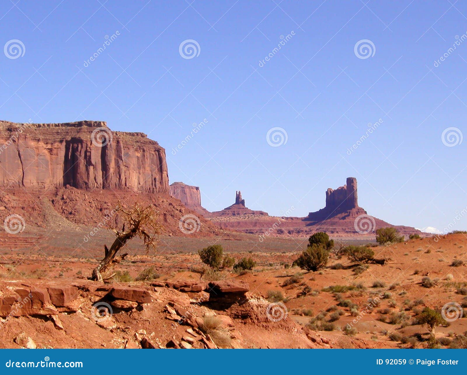 Monument Valley Landscape stock image. Image of sage, navajo - 92059