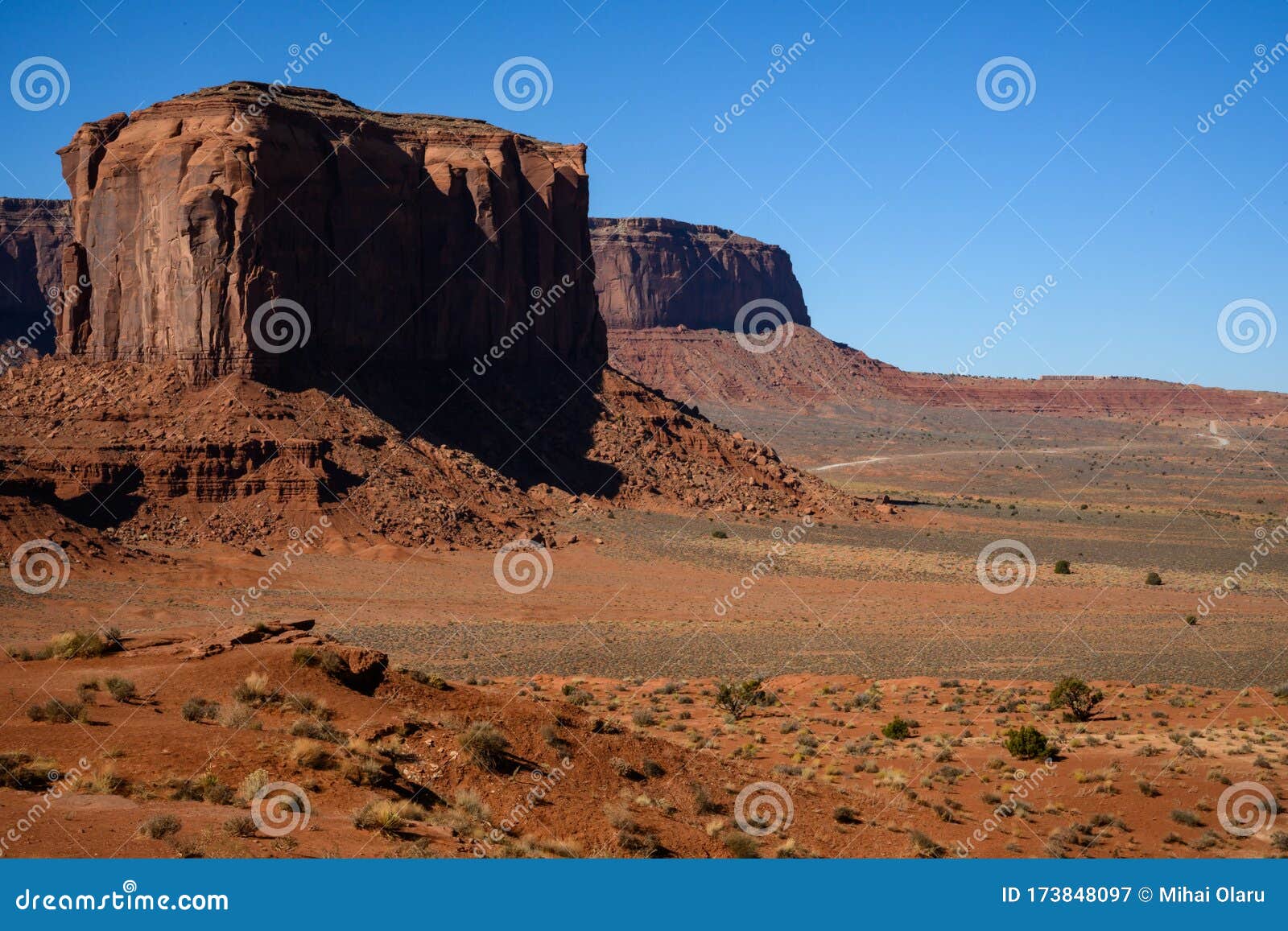 Monument Valley Landscape Panoramic View Stock Image - Image of ...