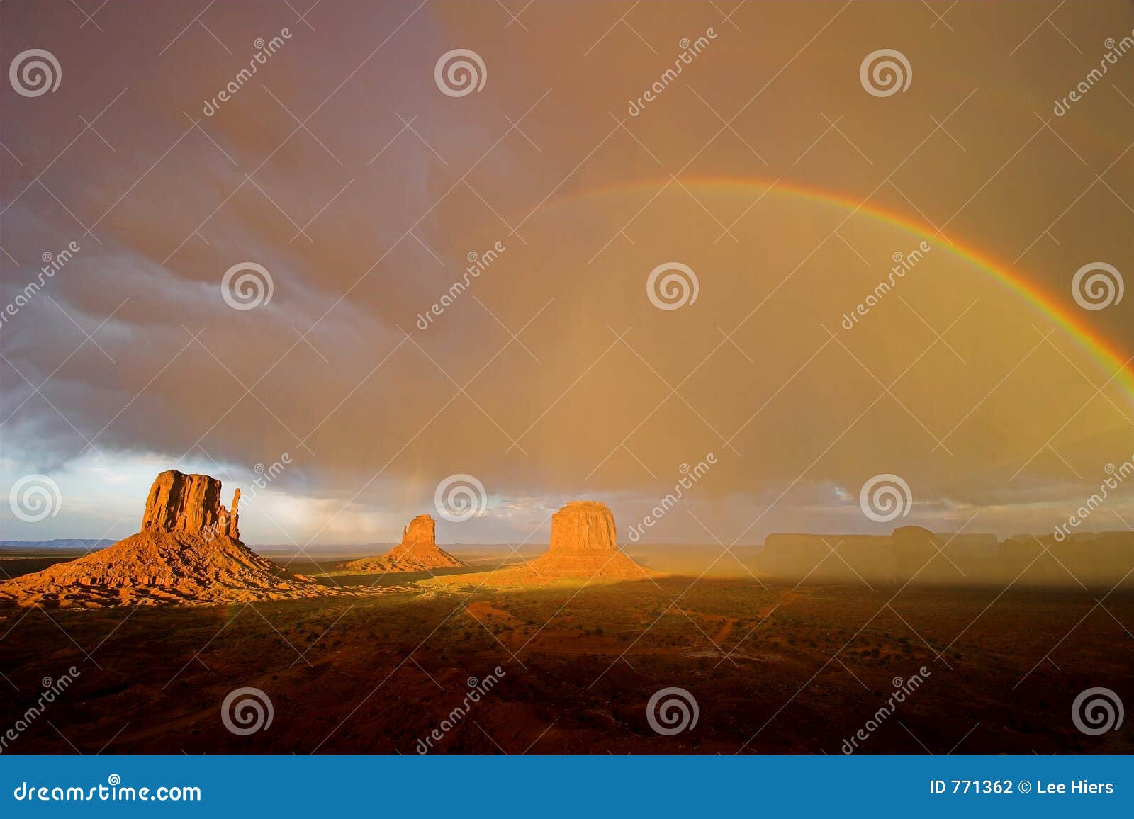 Monument Valley Rainbow stock photo. Image of butte, navajo - 771362