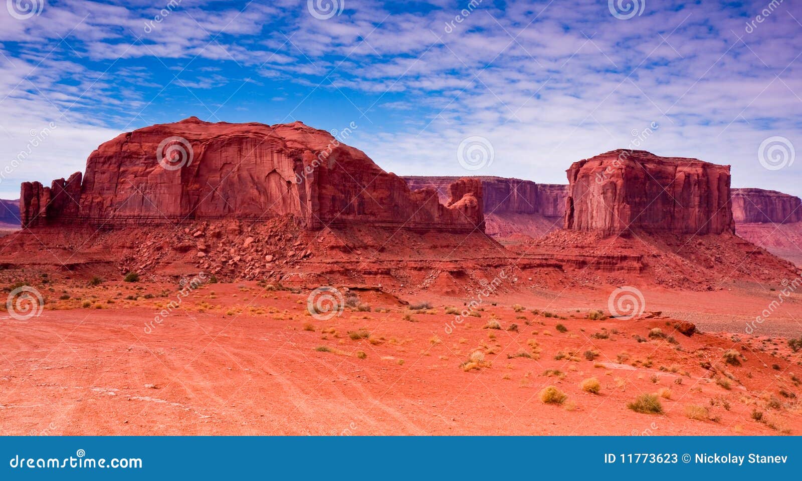 Monument Valley Rock Formations Stock Image - Image of utah, dramatic ...