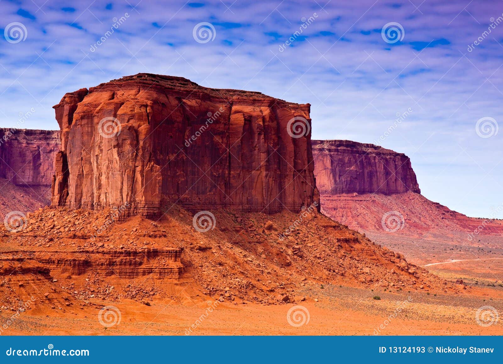Monument Valley Rock Formations Stock Image - Image of landscape ...