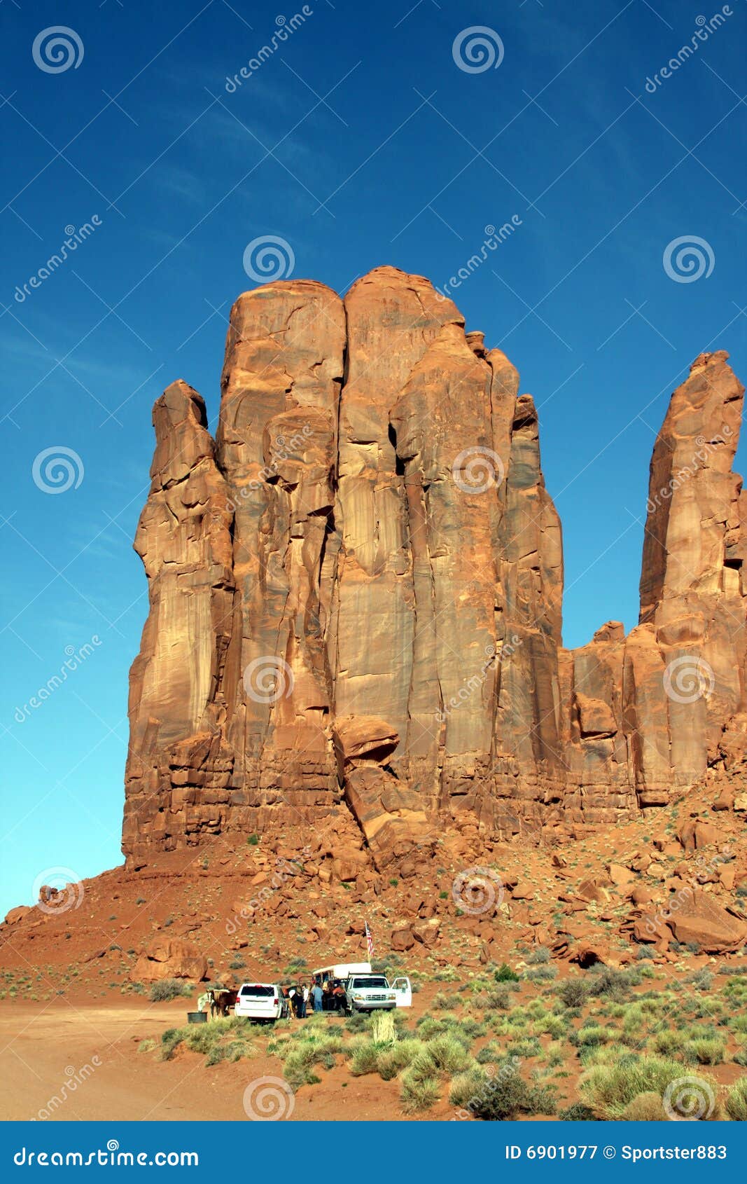 Monument valley rocks stock image. Image of monument, utah - 6901977