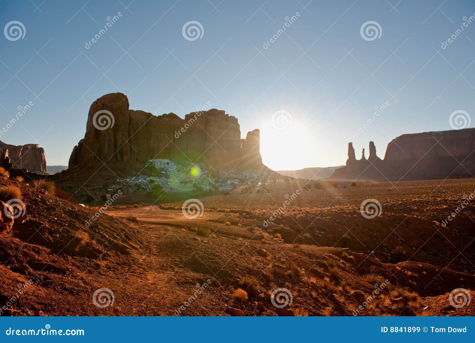Monument Valley Scenery stock image. Image of desert, landscape - 8841899