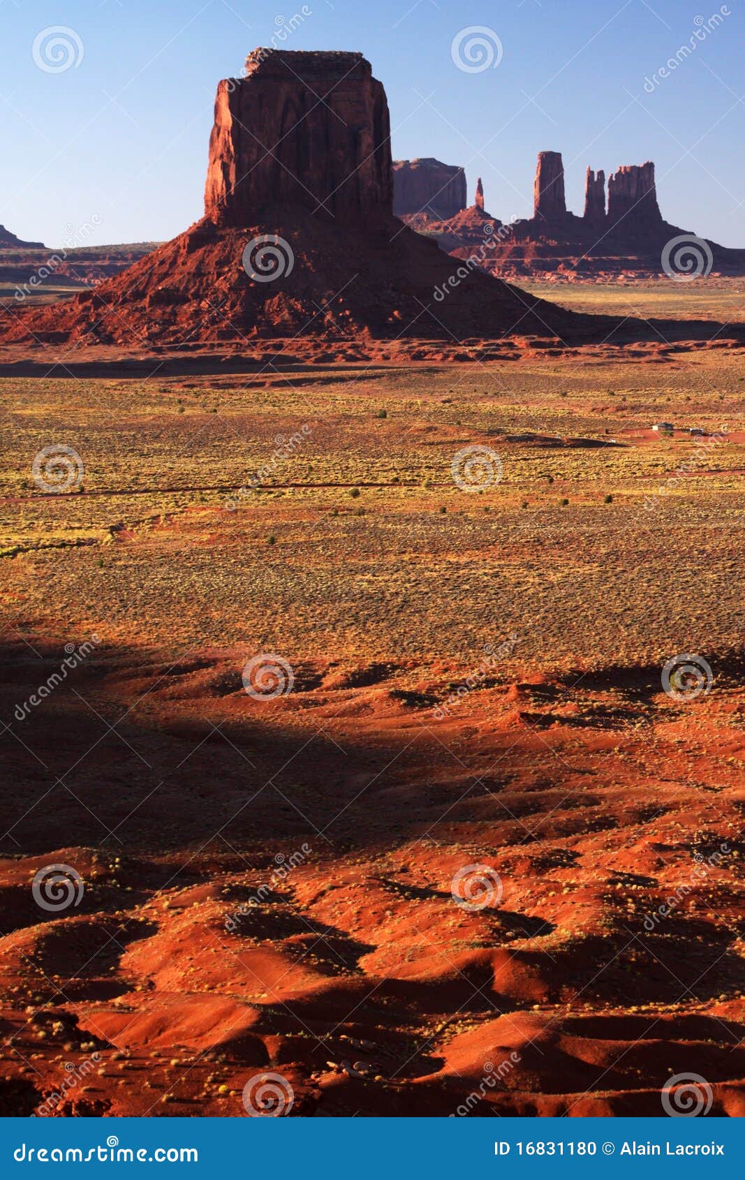 Monument valley sunset stock photo. Image of color, arid - 16831180