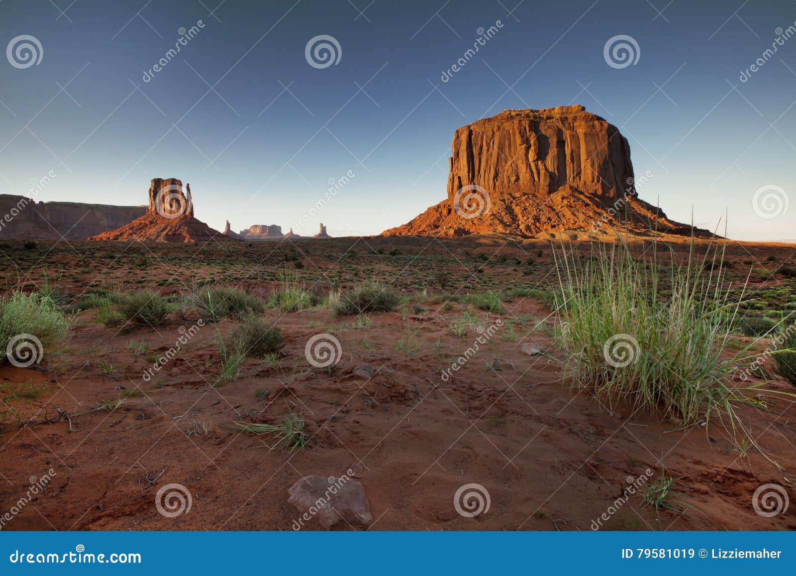 Monument Valley Sunset stock image. Image of travel, utah - 79581019